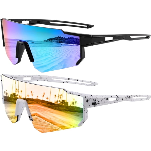 Kids Sports Sunglasses Youth Lightweight Baseball Sun Glasses UV400 ...