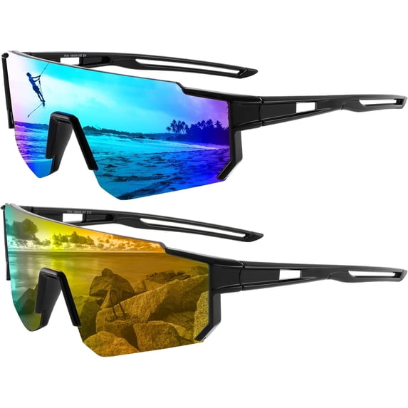 Kids Sports Sunglasses Youth Lightweight Baseball Sun Glasses UV400 ...