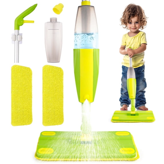 Kids Spray Mop-Montessori Toys for 3+ Years Old Toddler Size Cleaning ...