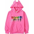 Kids Sprunki Character Group Cat Ear Hoodie Boys Sprunki Figure Printed ...
