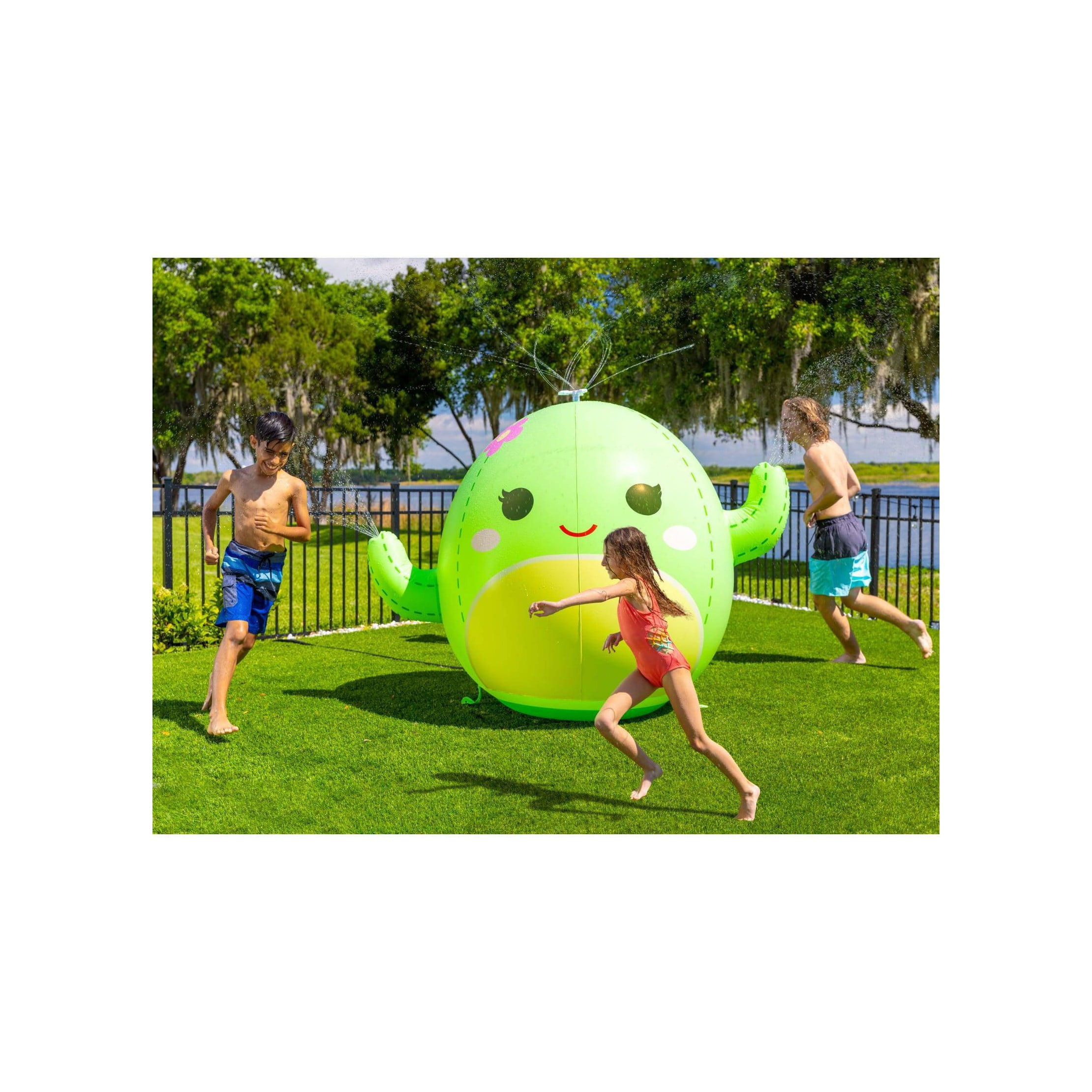 Kids' Squishmallows Maritza the Cactus Inflatable Sprinkler - Walmart.com