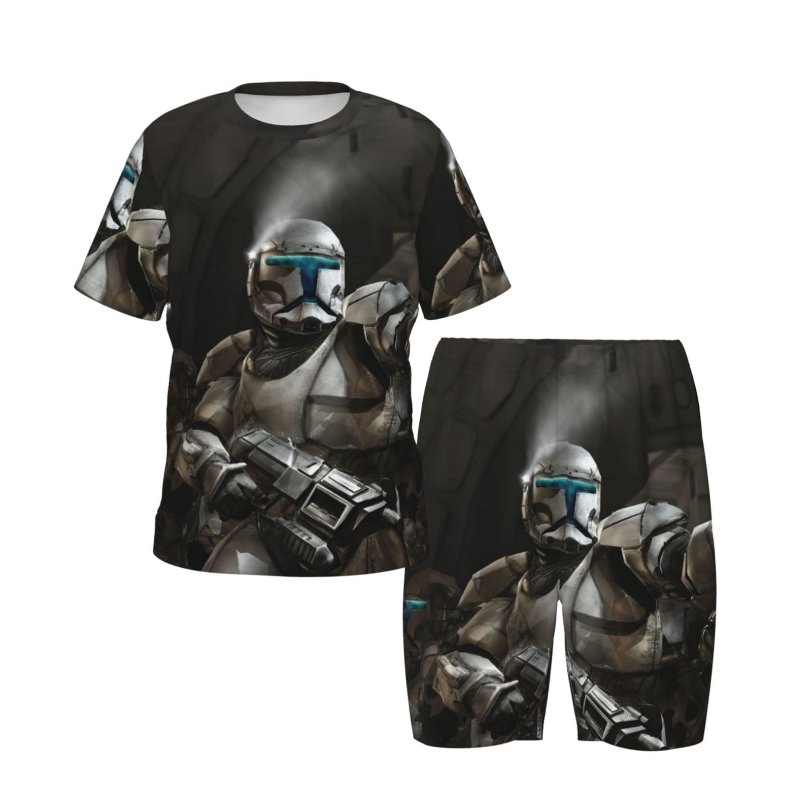 Kids Sta-R War Pajamas Set Cartoon Shirts And Short Set Summer Pajama ...