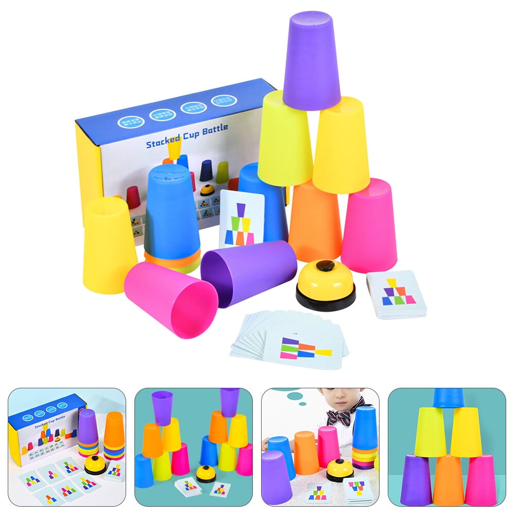 Kids Stacking Cups Toy 1 Set Stacking Cup Battle Toy Kids Stacking ...