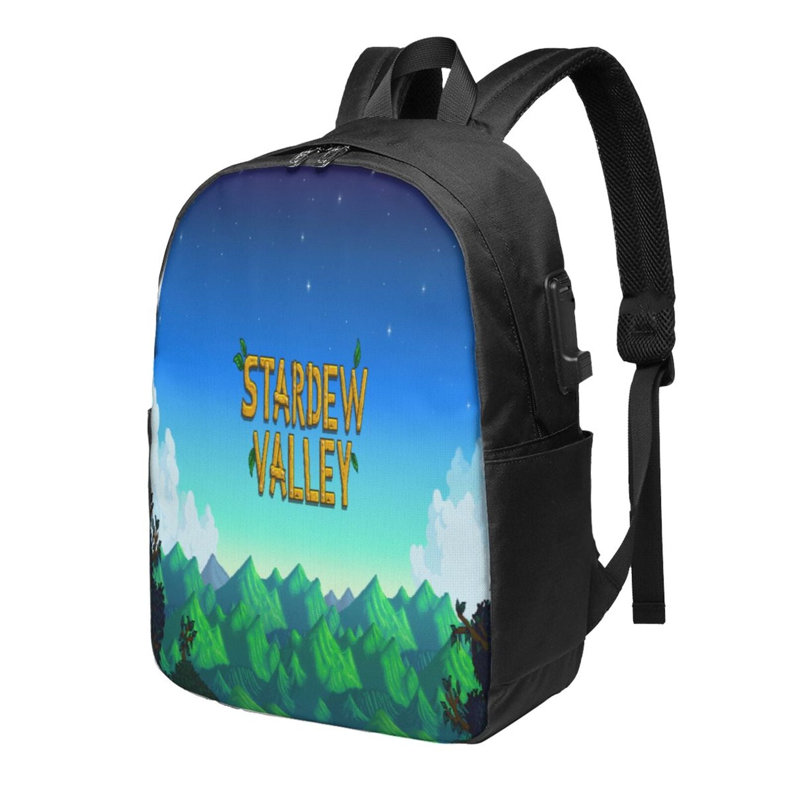 Stardew Valley Backpack Bookbags with USB Charging Port Bag Daily ...