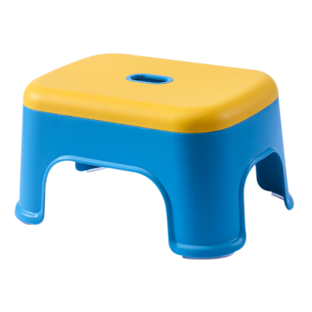Raindrops Colored Plastic Step Stool for Toddlers with Sitting Function ...