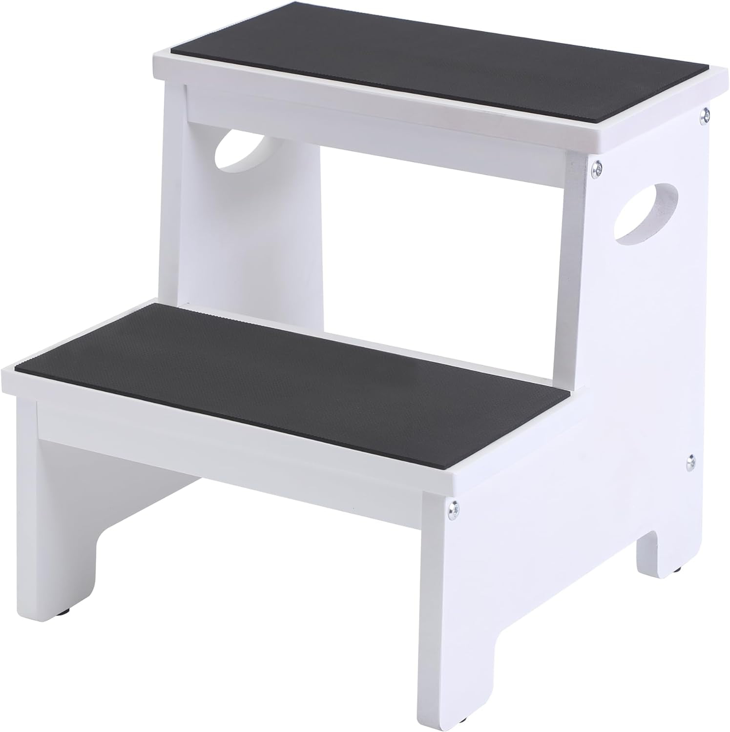 Kids Step Stool White Stepping Stool 2 Step Stools for Toddlers ...