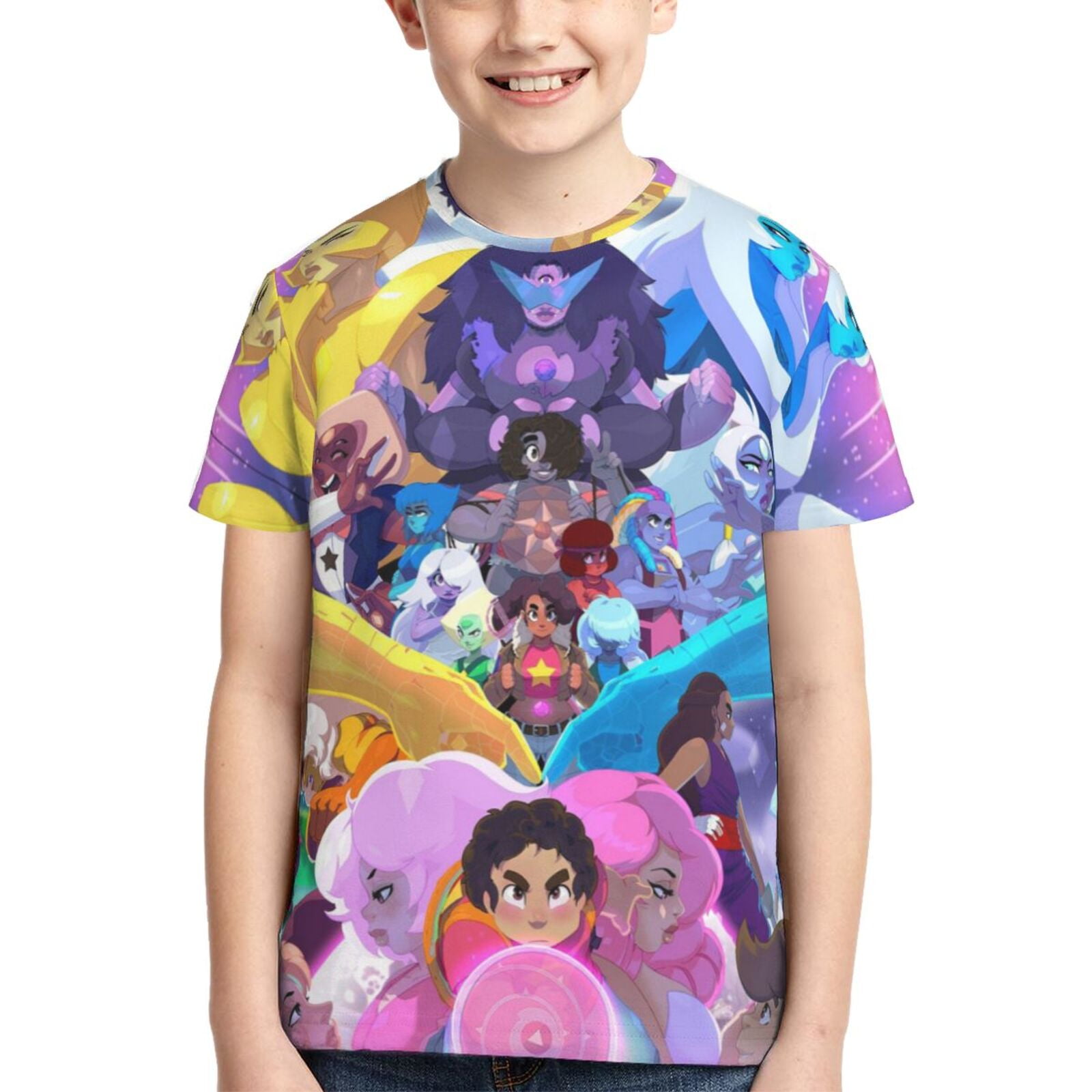 Kids Steven Universe T-Shirt 3d Printed Shirt Short Sleeve Top Tees For ...