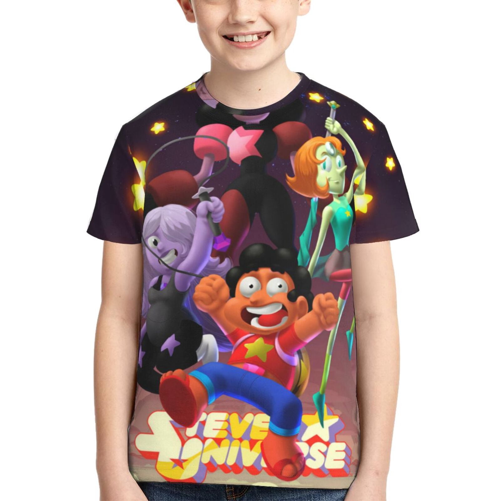 Kids Steven Universe T-Shirt 3d Printed Shirt Short Sleeve Top Tees For ...