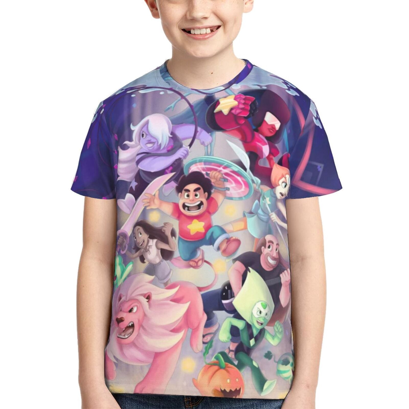 Kids Steven Universe T-Shirt 3d Printed Shirt Short Sleeve Top Tees For ...