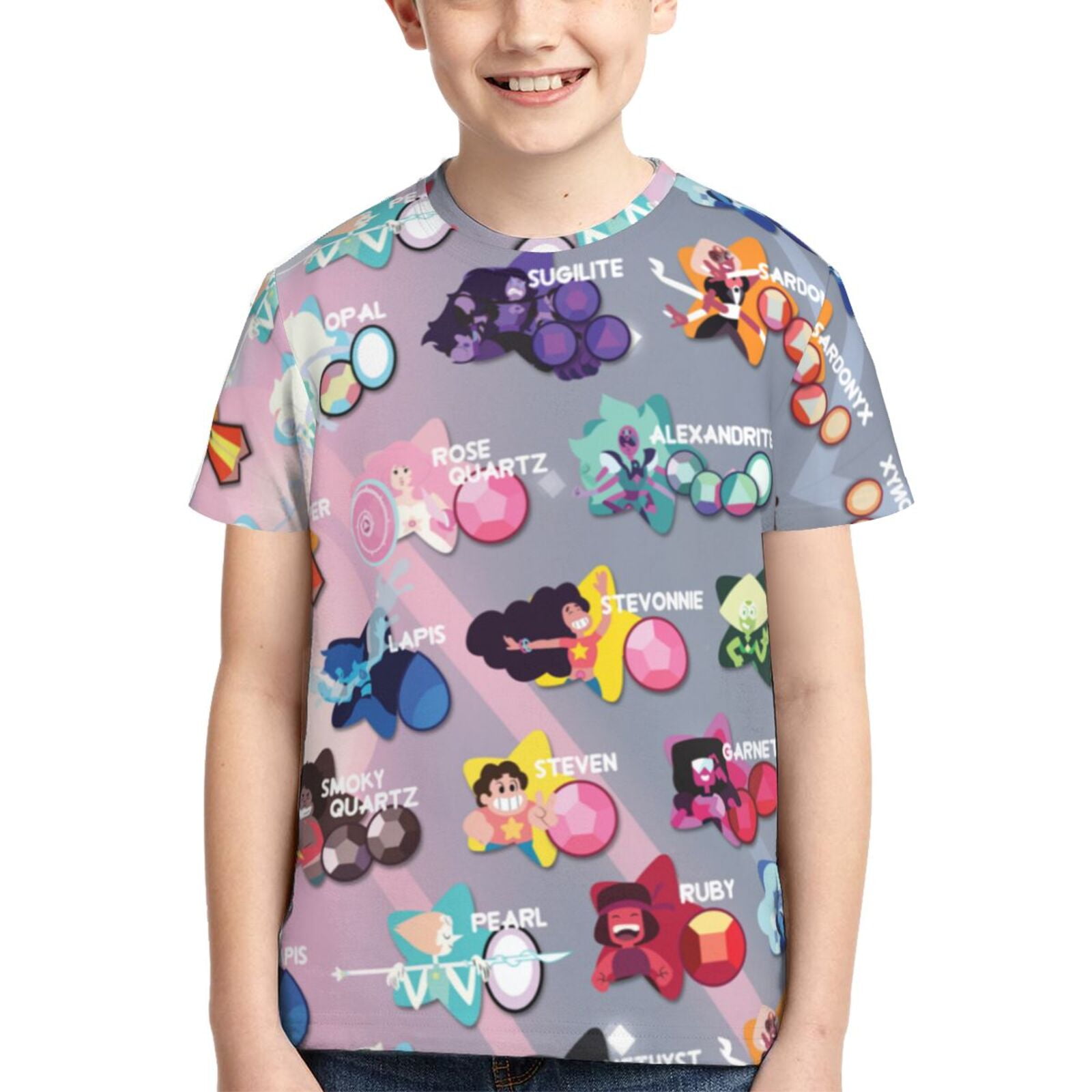 Kids Steven Universe T-Shirt 3d Printed Shirt Short Sleeve Top Tees For ...