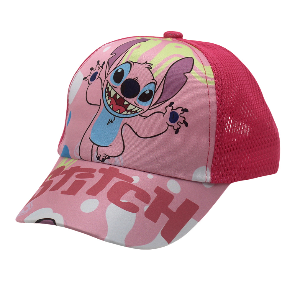 Kids Stitch Baseball Hat Girls Boys Cap Adjustable 3D Printed Caps Sun ...