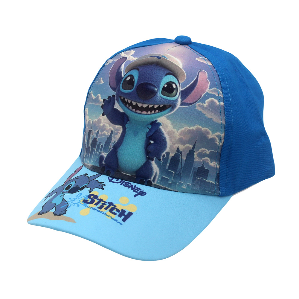 Kids Stitch Baseball Hat Girls Boys Cap Adjustable 3D Printed Caps Sun ...