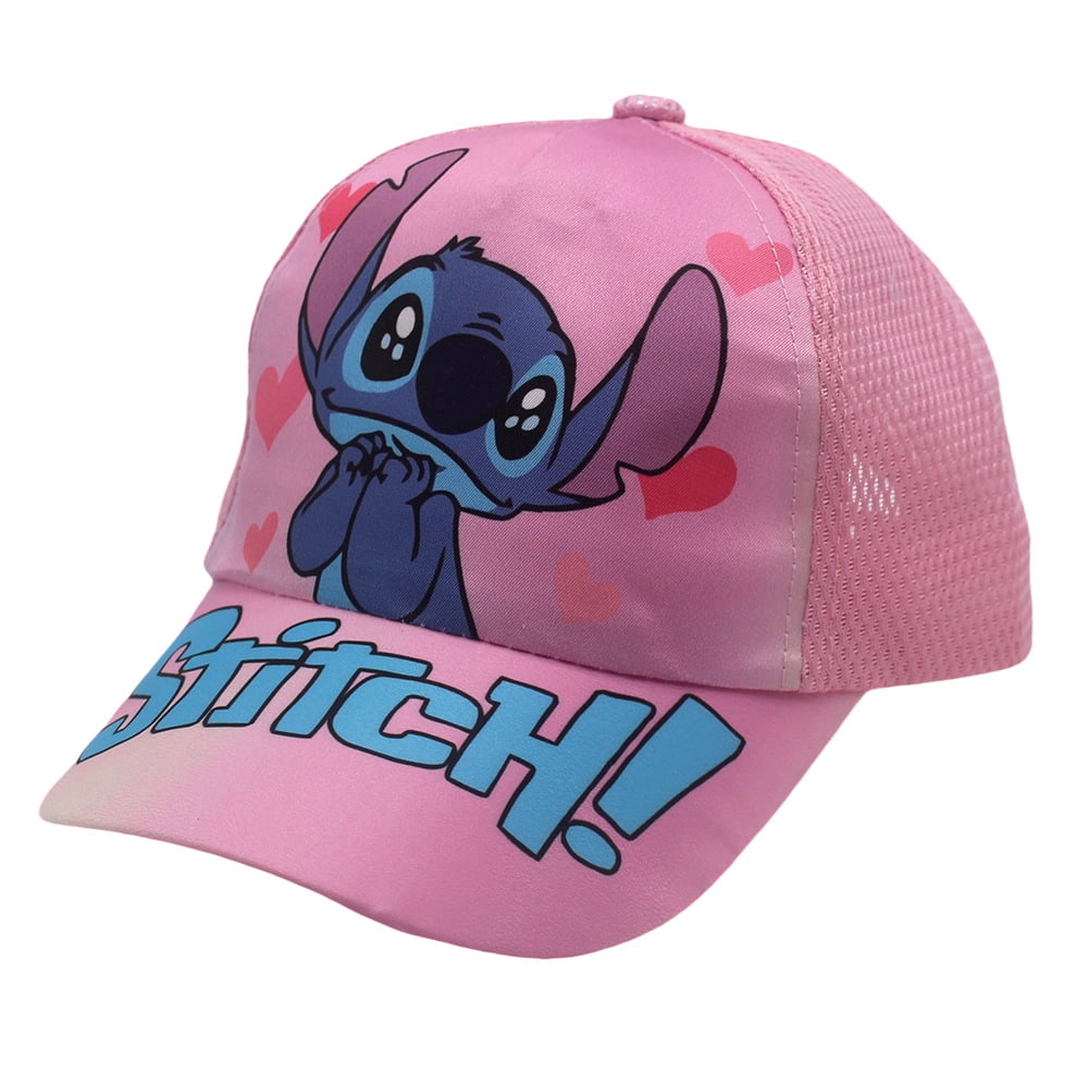 Kids Stitch Baseball Hat Girls Boys Cap Adjustable 3D Printed Caps Sun ...