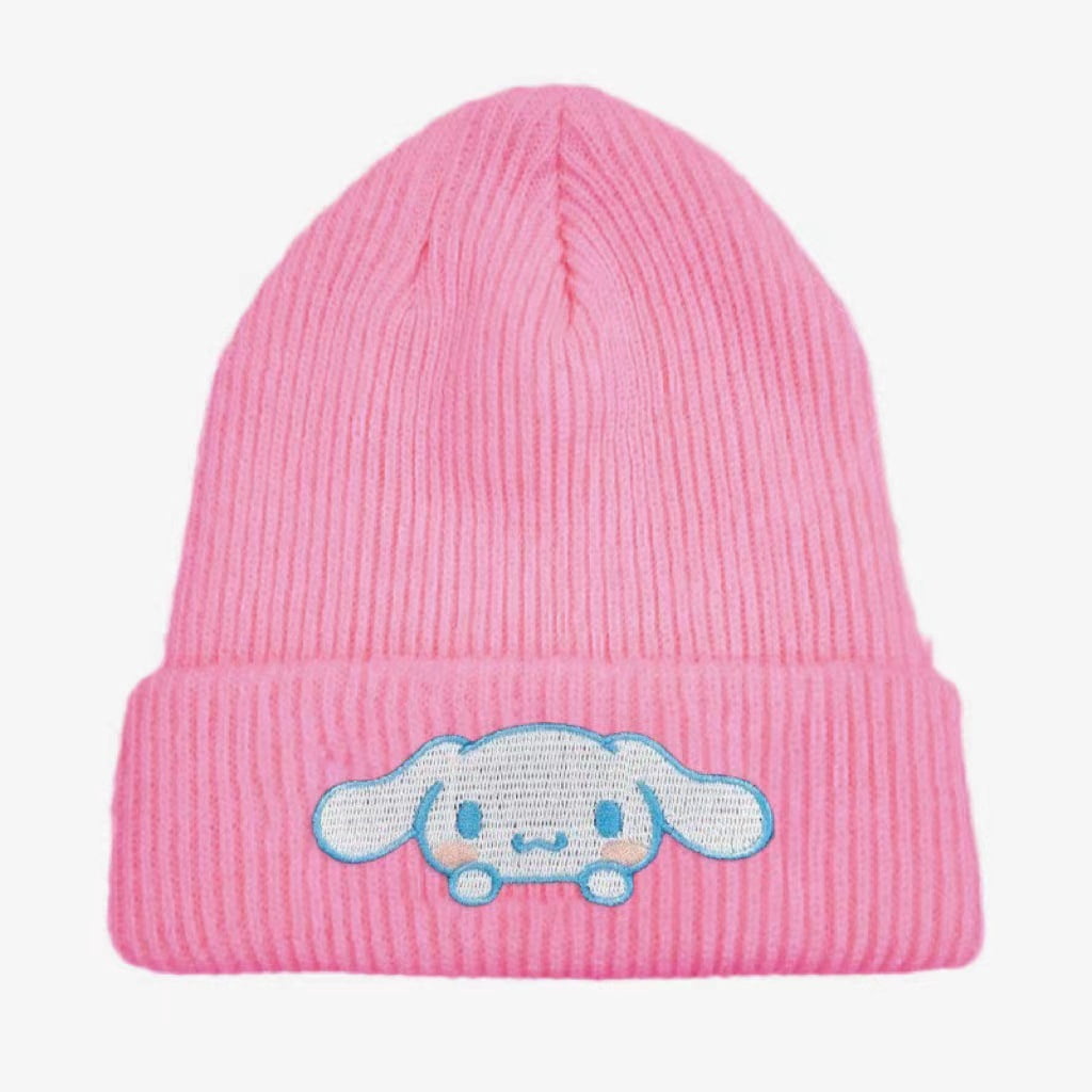 Kids Stitch Knitted Hat Unisex Anime Kuromi Kitty Knitted Hat for Men ...