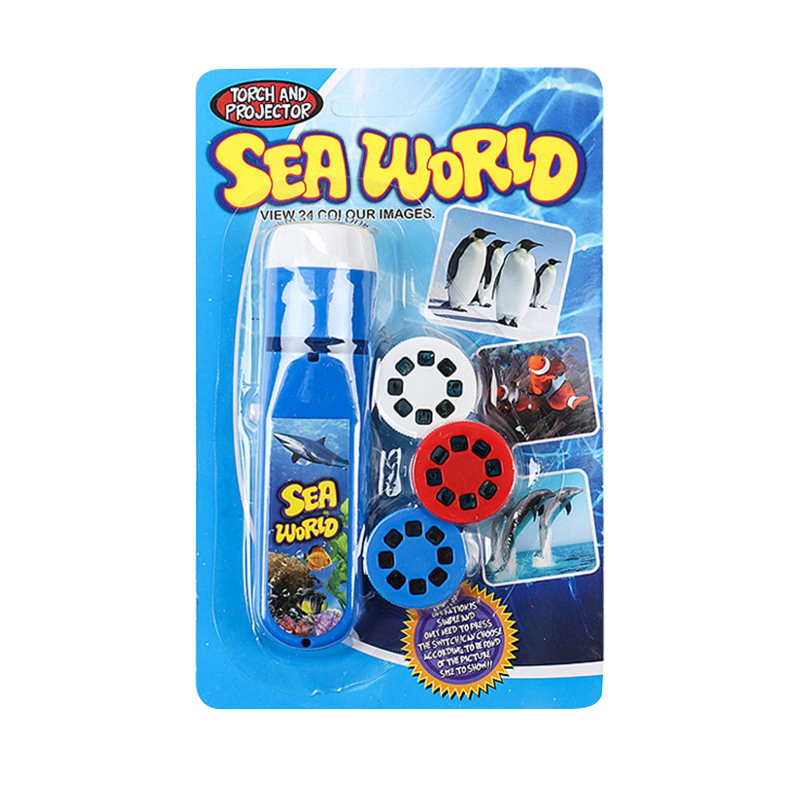 Kids Story Projector Flashlight,Educational Bedtime Story Torch with 3 ...