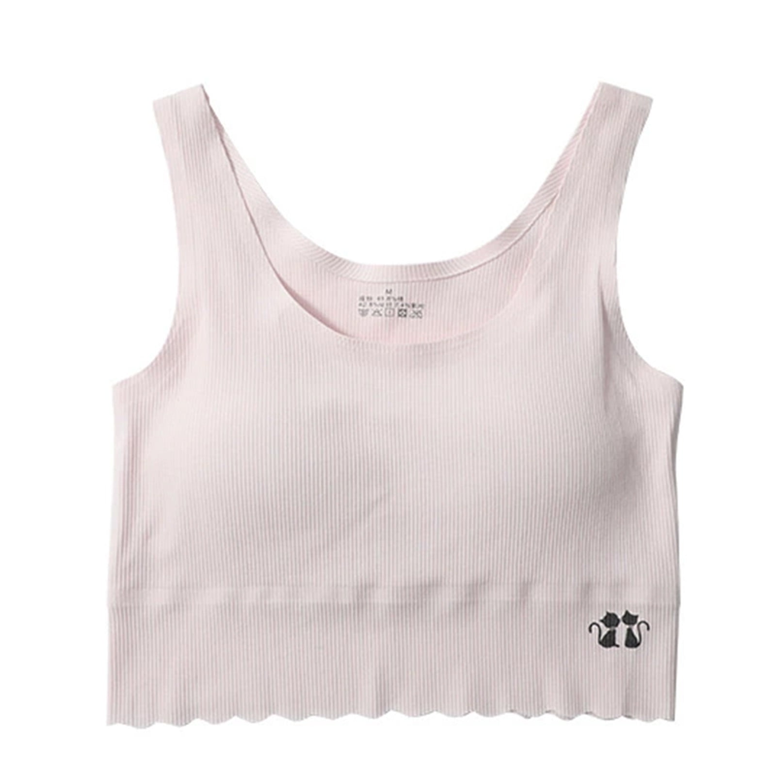 Kids Strapless Bra Girls' Training Underwear Sports Seamless Bra with ...