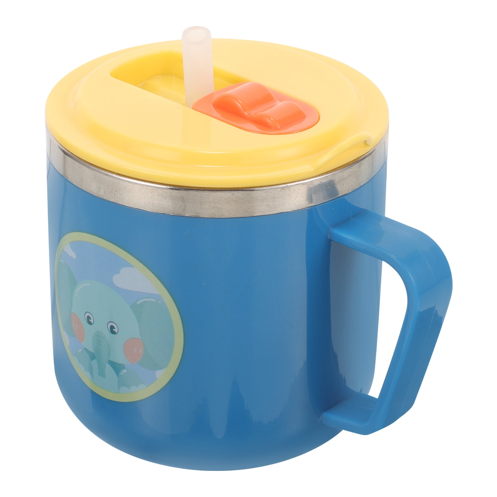 Kids Straw Cup Children' Sippy Baby Trainer Toddler Metal Drinking Cups ...