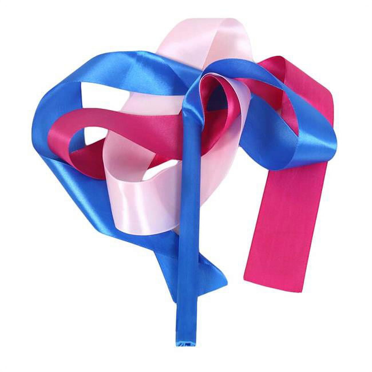 Kids Streamers Ribbon Dancing Props, Blue, Rose & Pink - 2 Piece ...