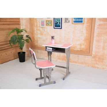 Ergonomic Height Adjustable Kids Study Desk and Chair Sets Children ...