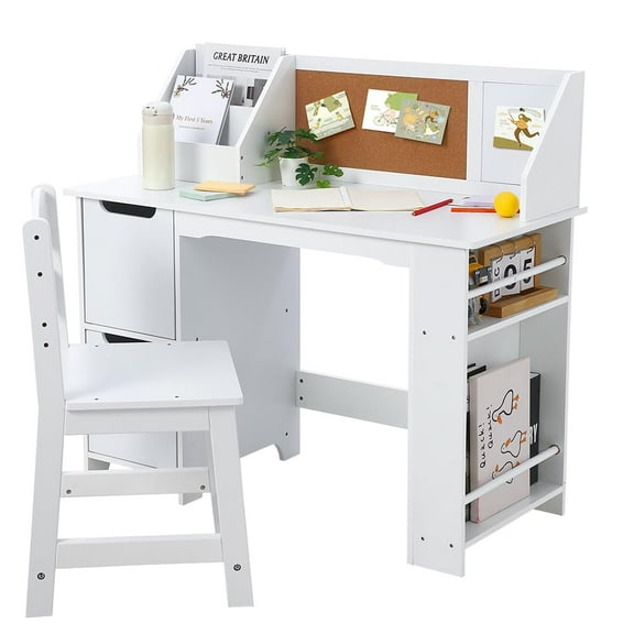 Infans Indoor/Outdoor Toddler Activity Table & Chair Set with Storage ...