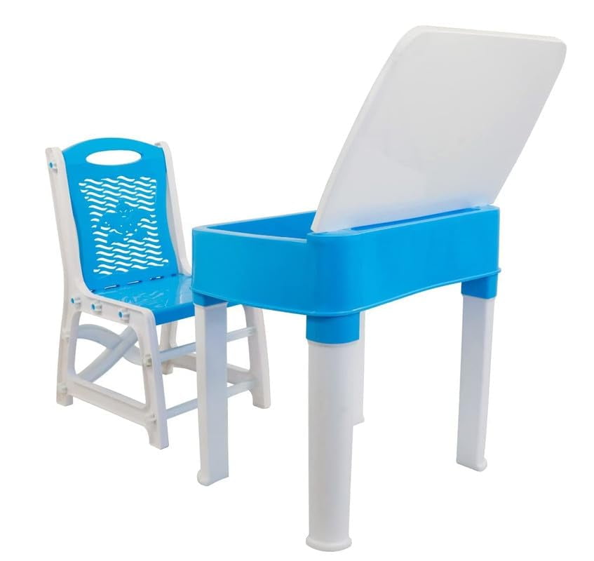 Kids Study Table Functional Desk Chair Set Children Study Table Chair ...