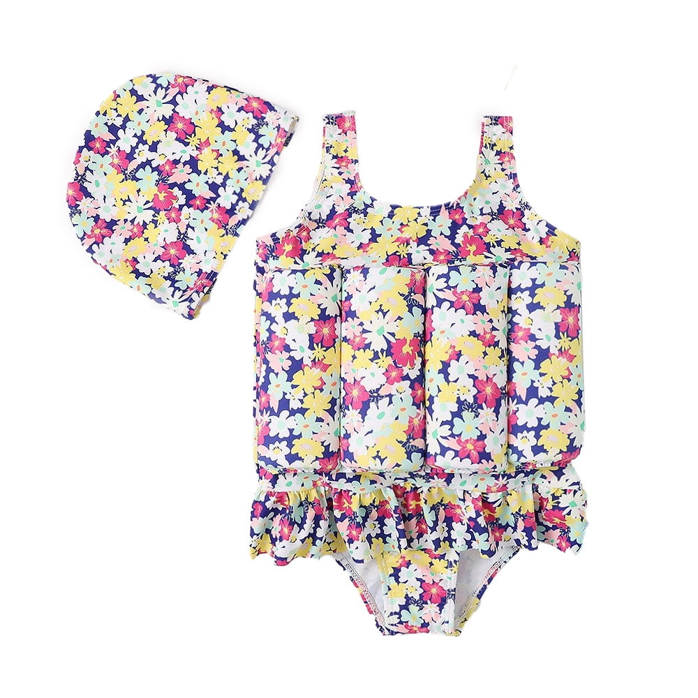 Laklulu Kids Summer Buoyancy Conjoined Swimsuit Removable Floating ...
