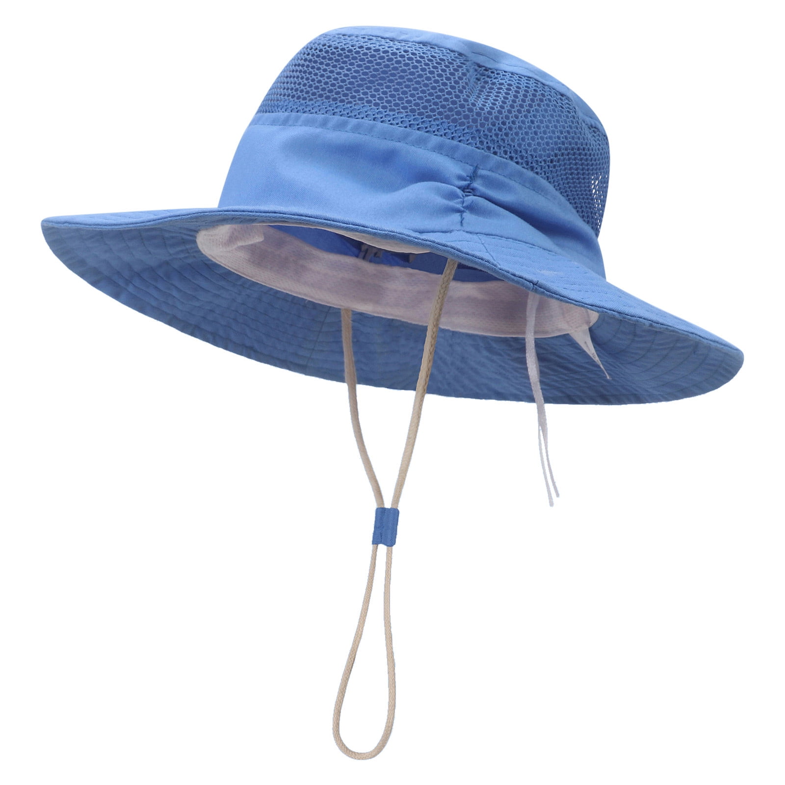 Kids Sun Hat Bucket Solid Boys Baby Sun Kids Beach Wide Brim Outdoor ...