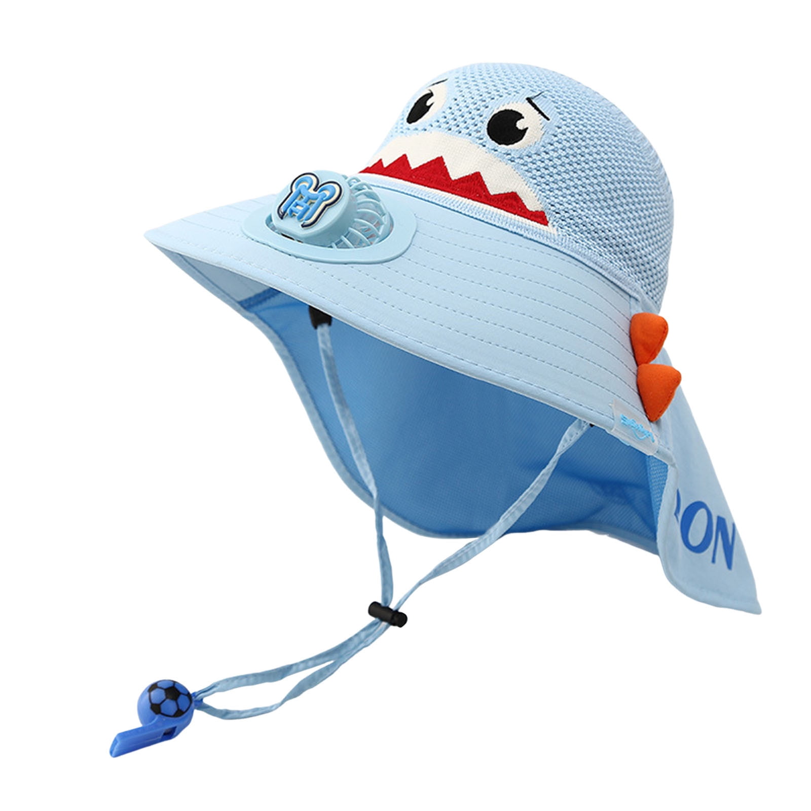 Kids Sun Hat with Built-in Fan Adjustable UV Protection Summer Hat for Boys & Girls 3-10 Years ...
