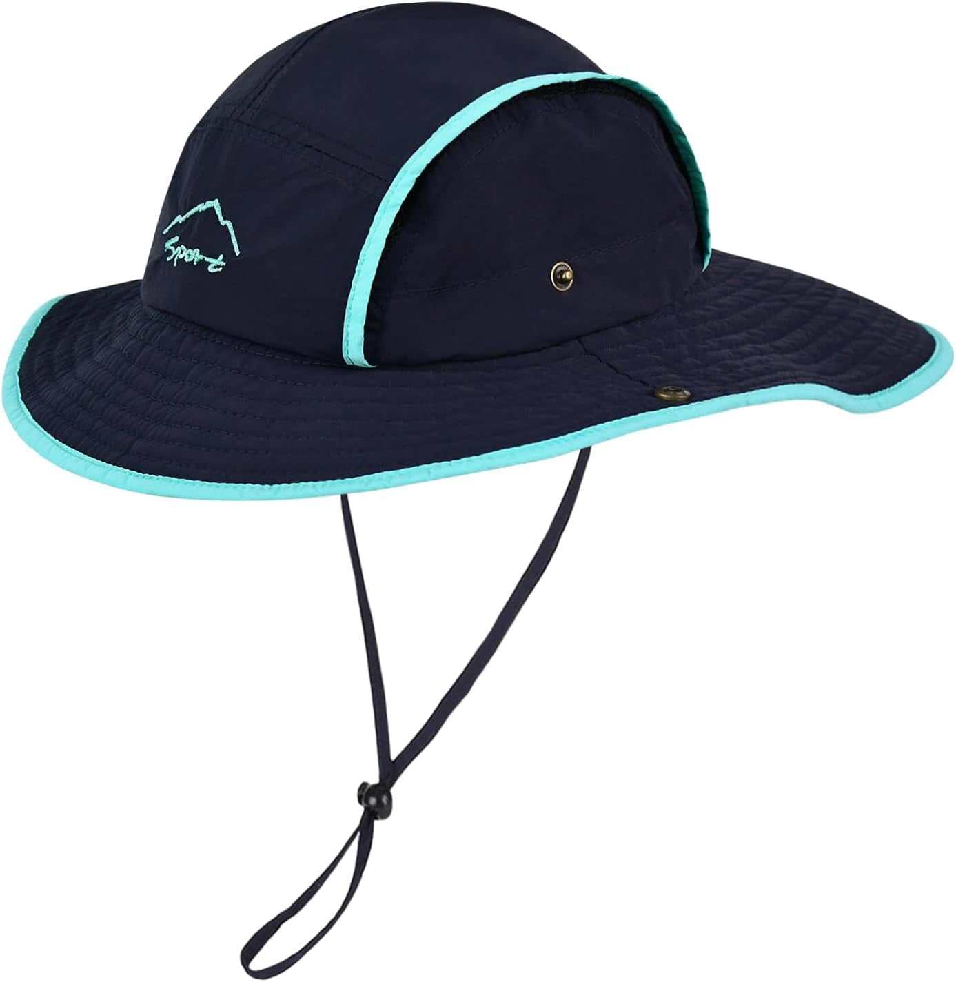 Kids Sun Hat Wide Brim Bucket Hat UPF 50+ Fishing Safari Hat Summer ...