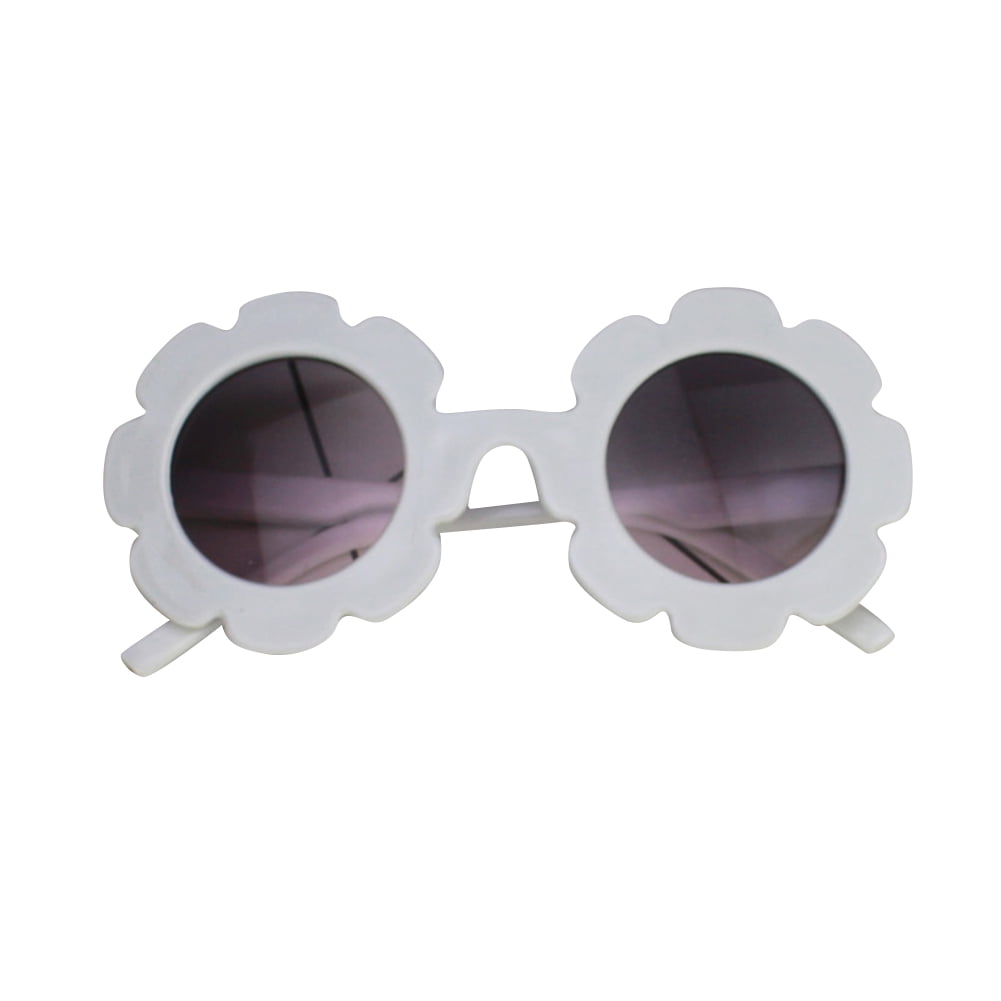 Kids Sunglasses, Round Flower Shaped Sunglasses for Boys and Girls ...