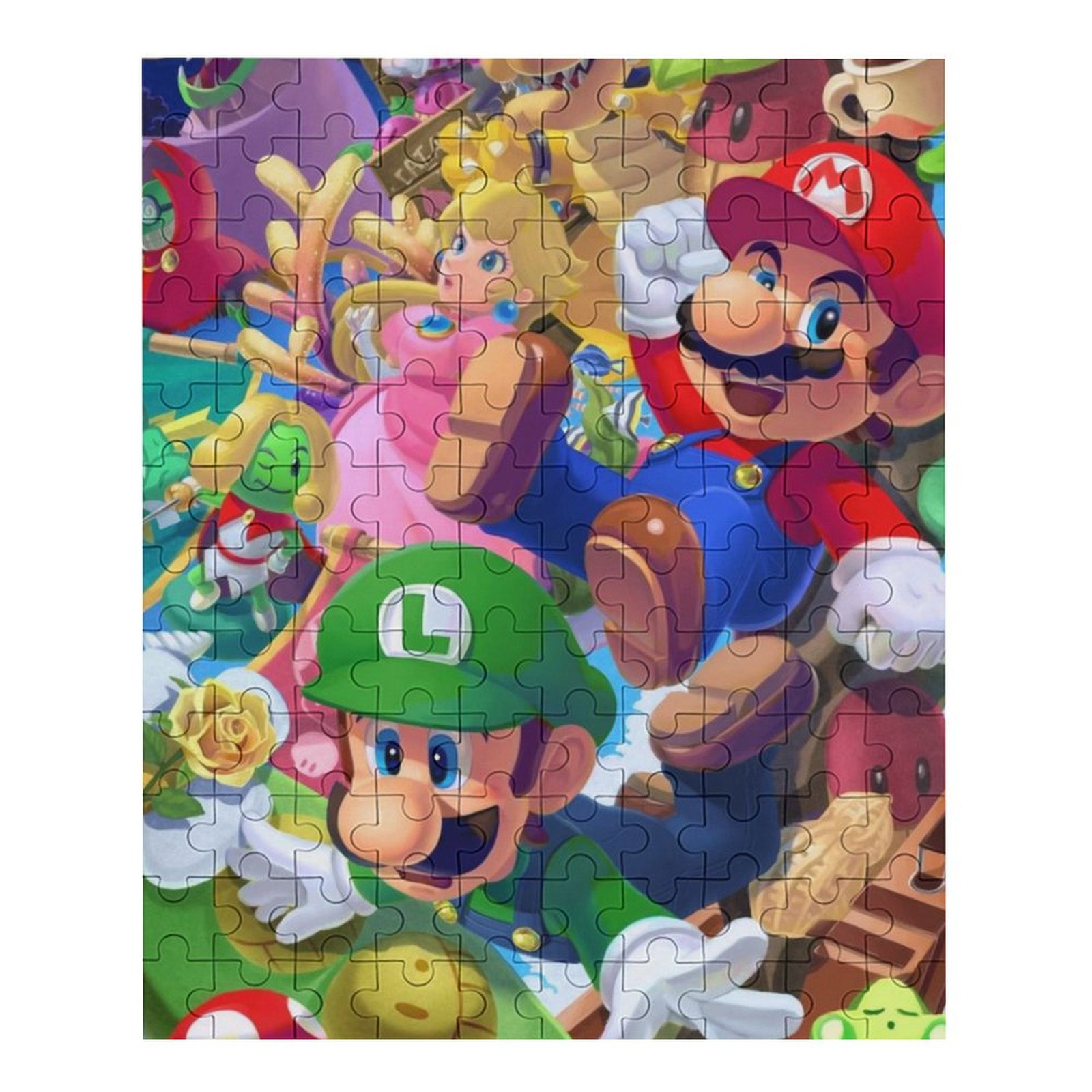 Kids Super Mario Jigsaw Puzzles - Durable Toddler Puzzles for Kids Ages ...