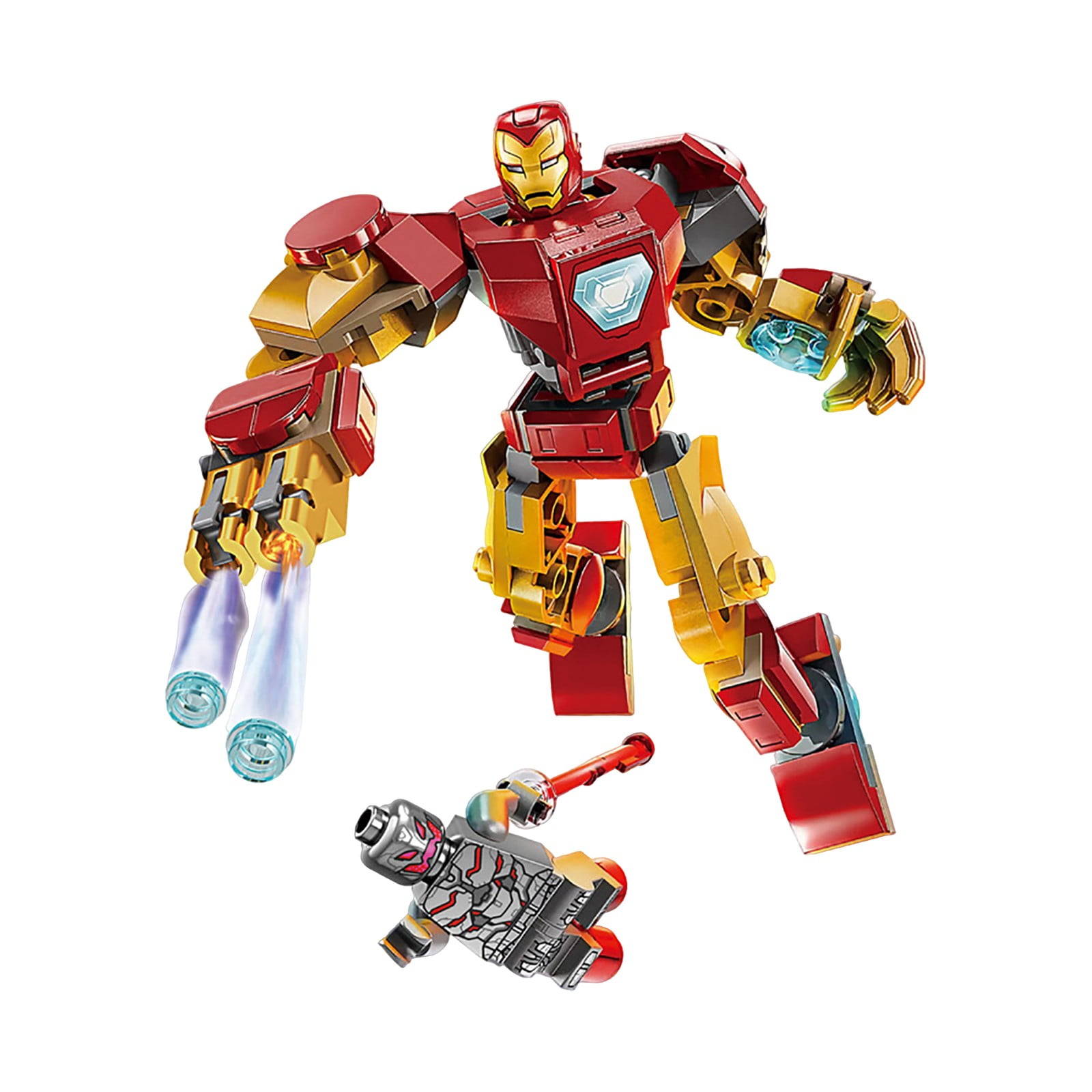 Kids’Superhero Mech Figure, Building Toy Minifigure Halloween and ...