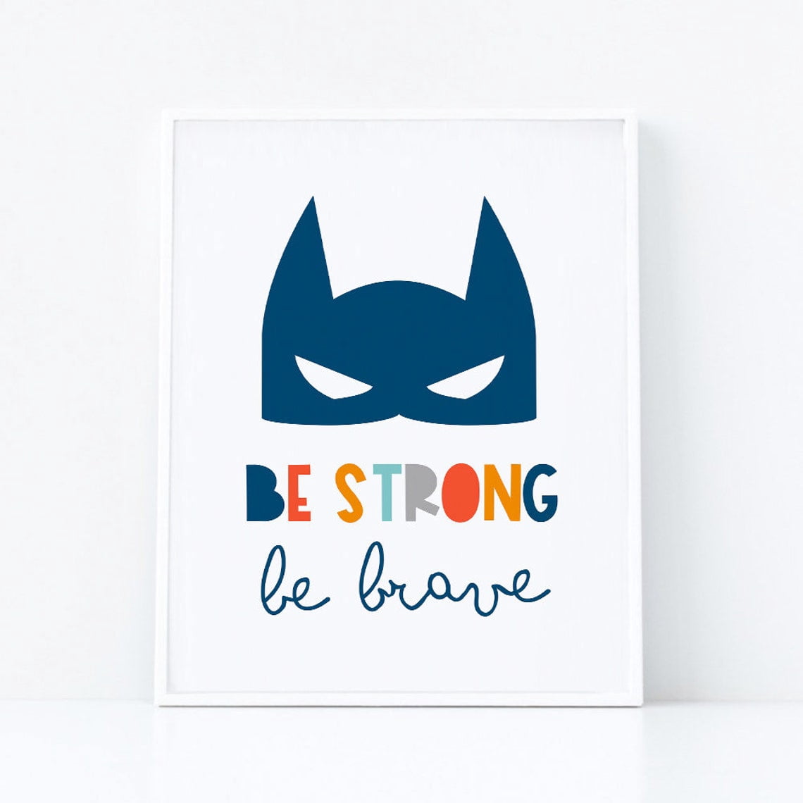Kids Superhero Room, Be Strong Be Brave Superhero Boys Room, Superhero ...