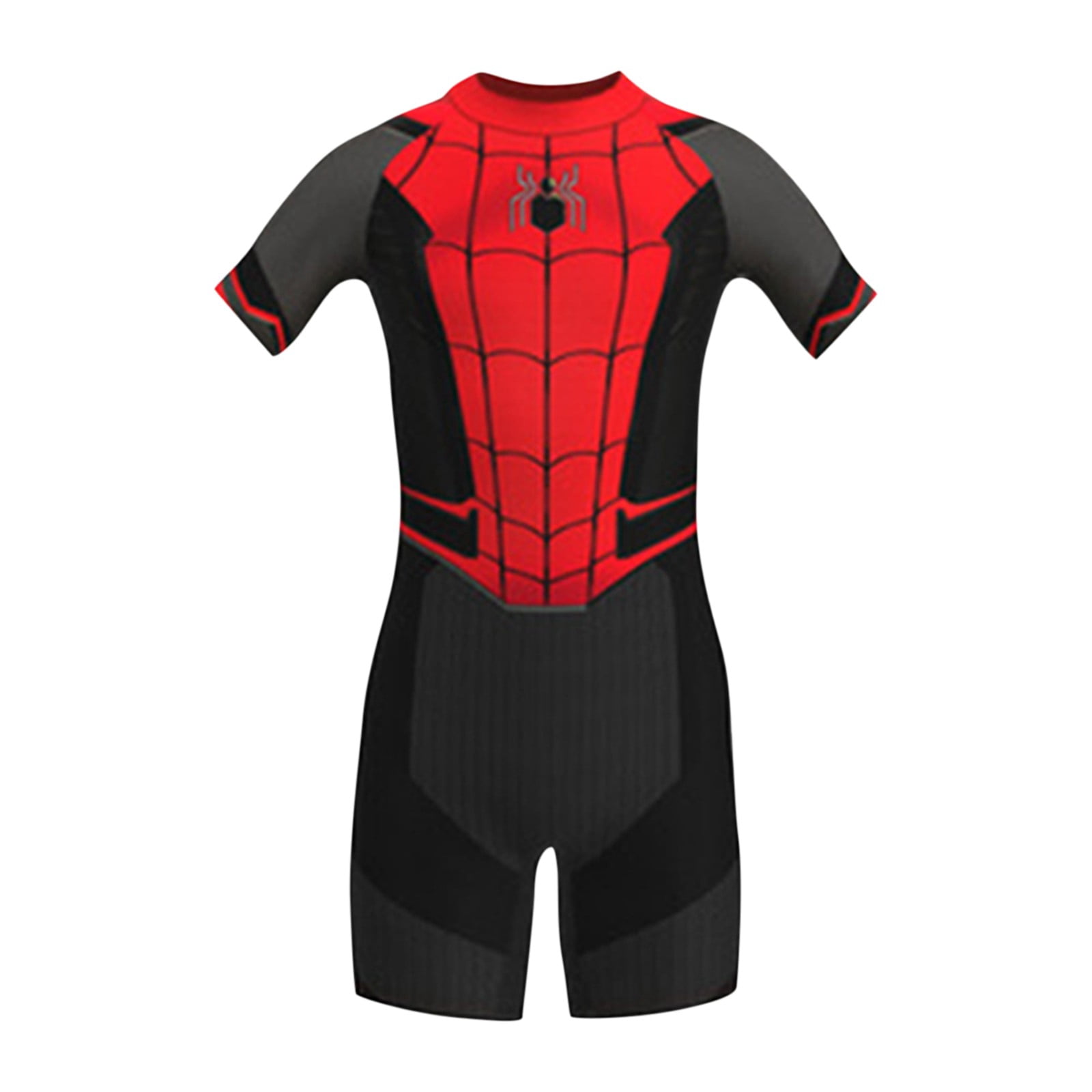 Kids Superhero Spider One Piece Swimsuit, Super Hero Swimming Bodysuit ...
