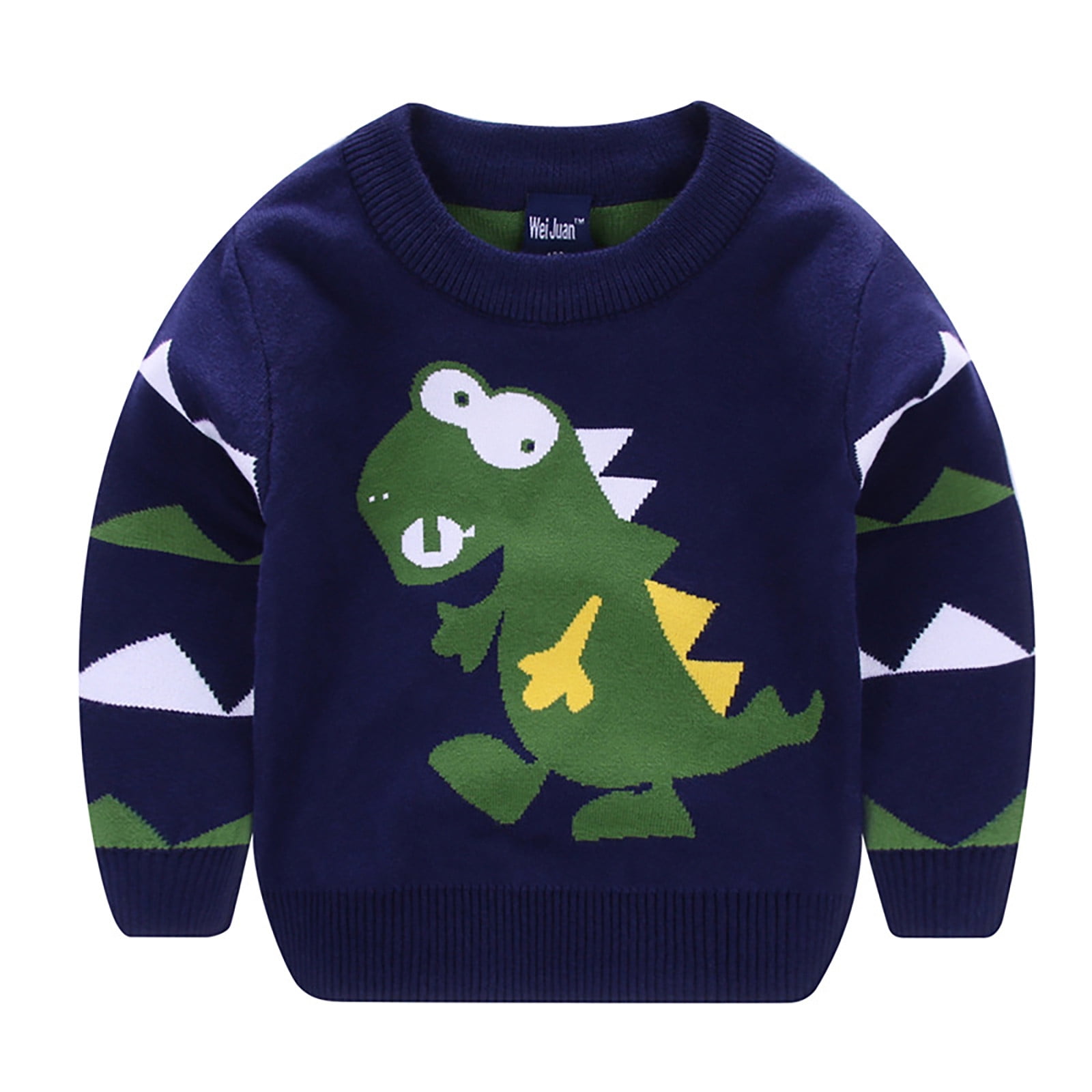 Kids Sweater Dinosaur Sweater Knitwear Cartoon Trend Style Base Shirt ...