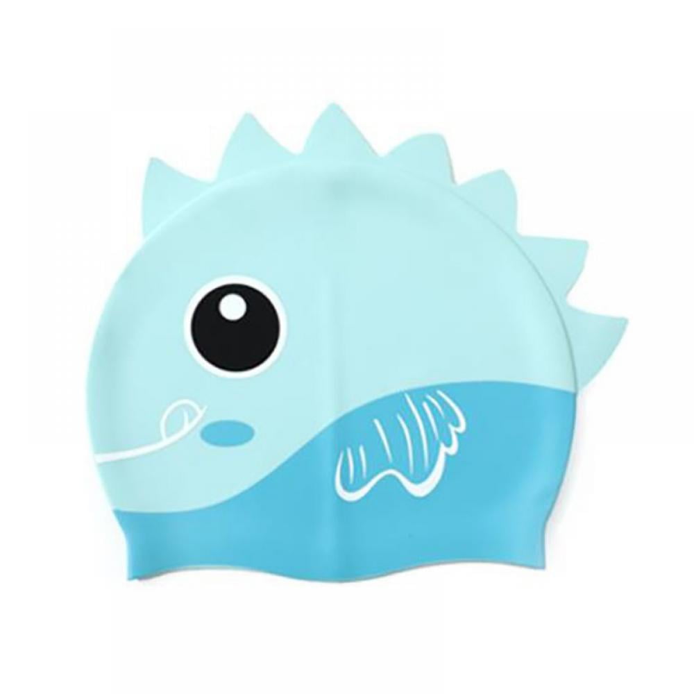 Kids Swim Cap - Silicone Fun Swim Caps for Girls and Boys, Kids ...