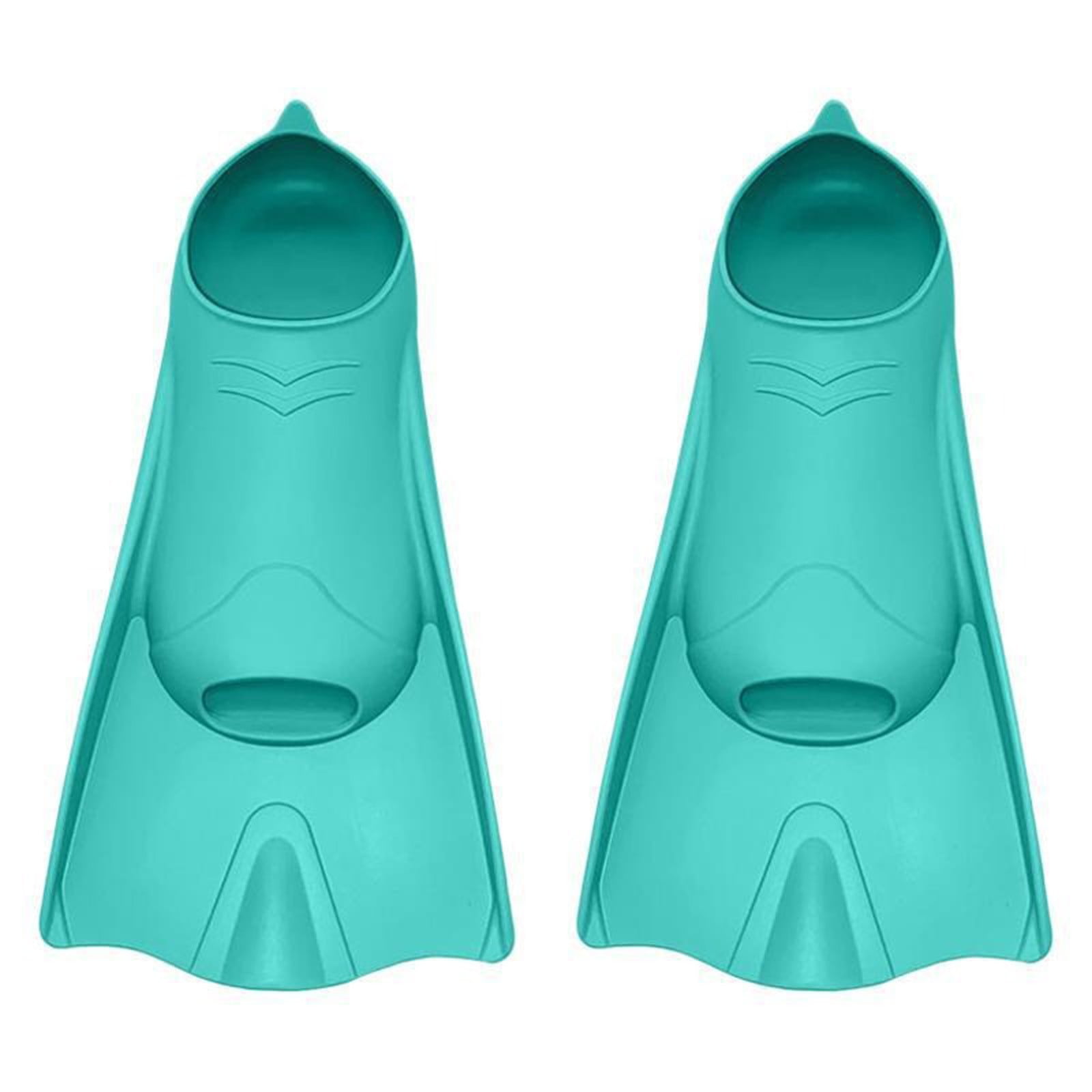 Kids Swim Fins,Comfortable Silicone Flippers for Swimming and Diving ...