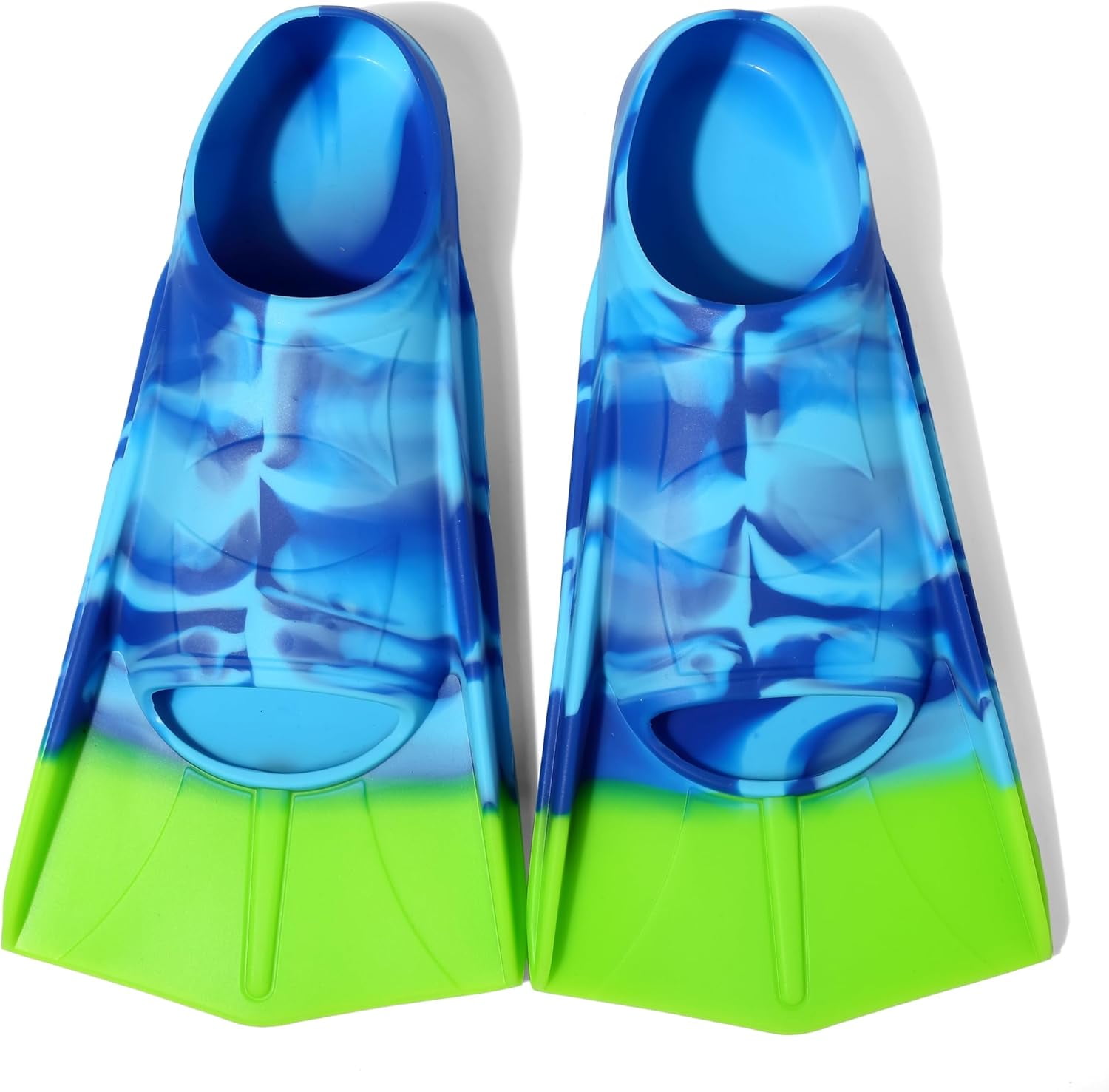Kids Swim Fins,Short Comfortable Flippers for Lap Swimming and Training ...