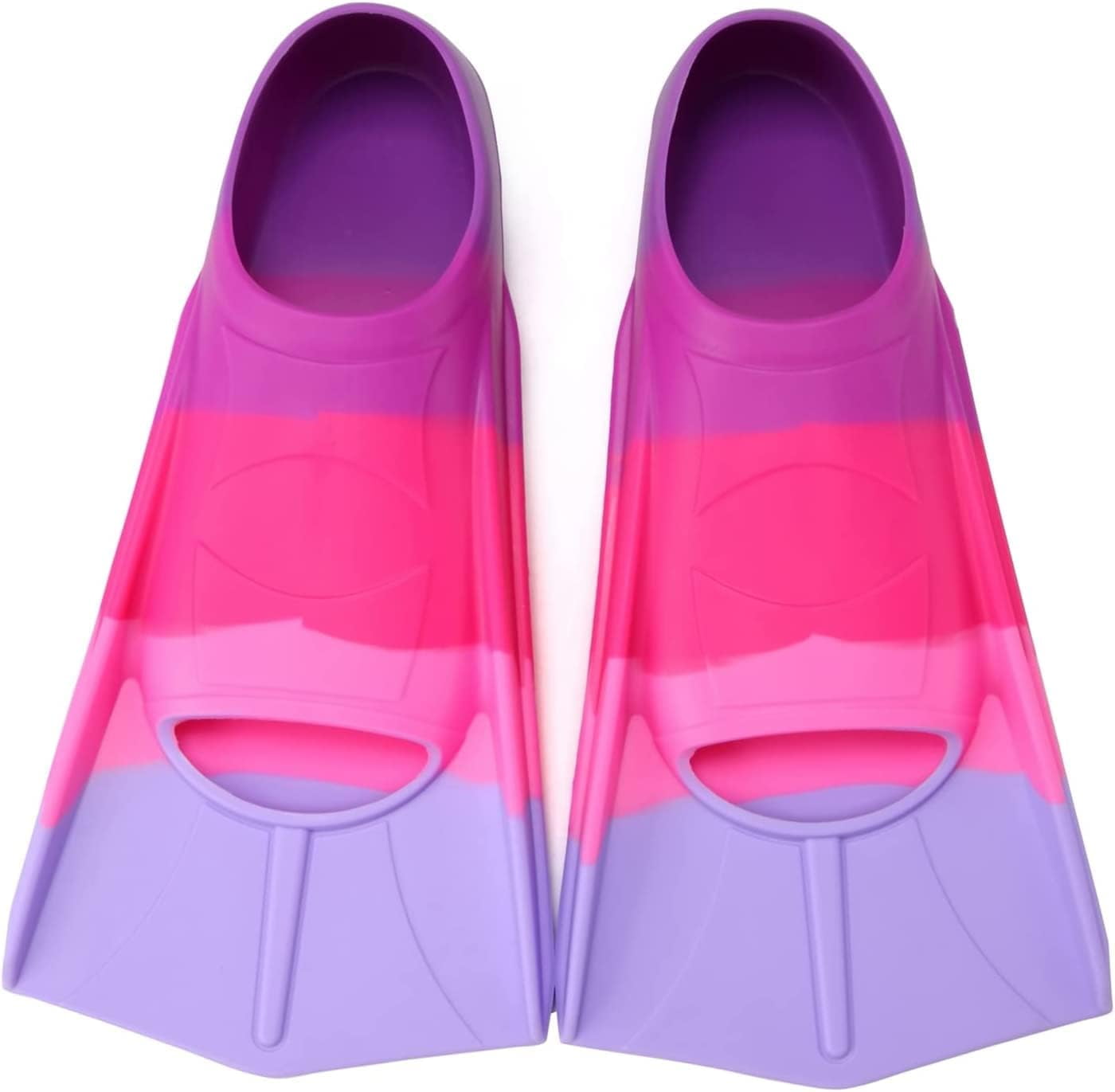 Kids Swim Fins,Short Kids Fins Youth Swimming Flippers for Lap Swimming ...