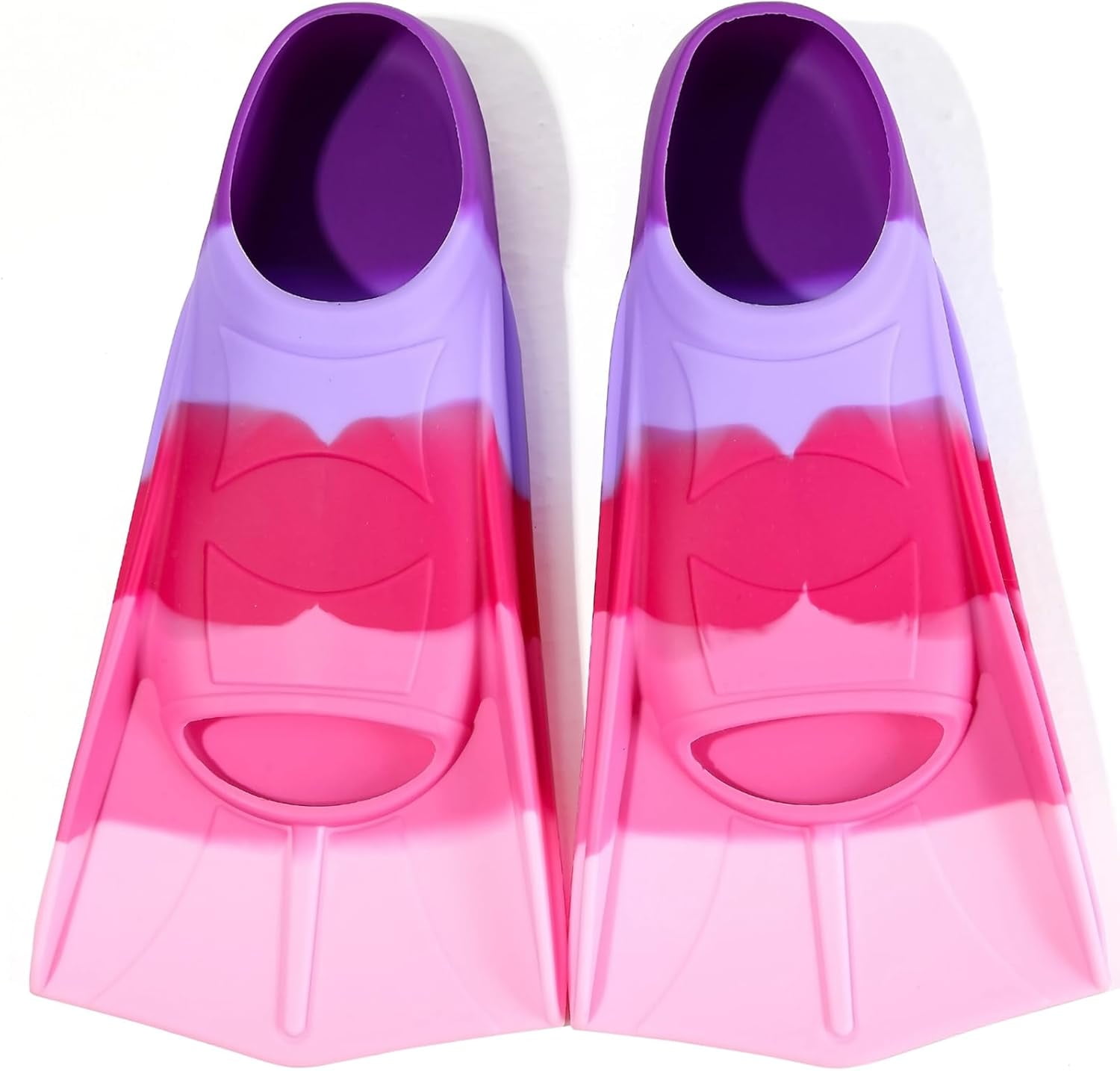 Kids Swim Fins,Short Kids Fins Youth Swimming Flippers for Lap Swimming ...