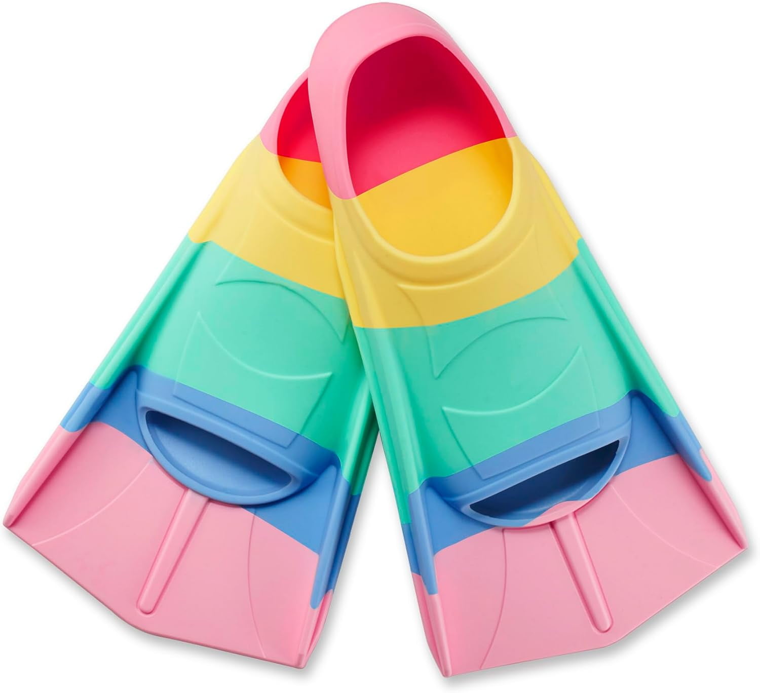 Kids Swim Fins,Short Youth Fins Swimming Flippers,Swim Training Fins ...