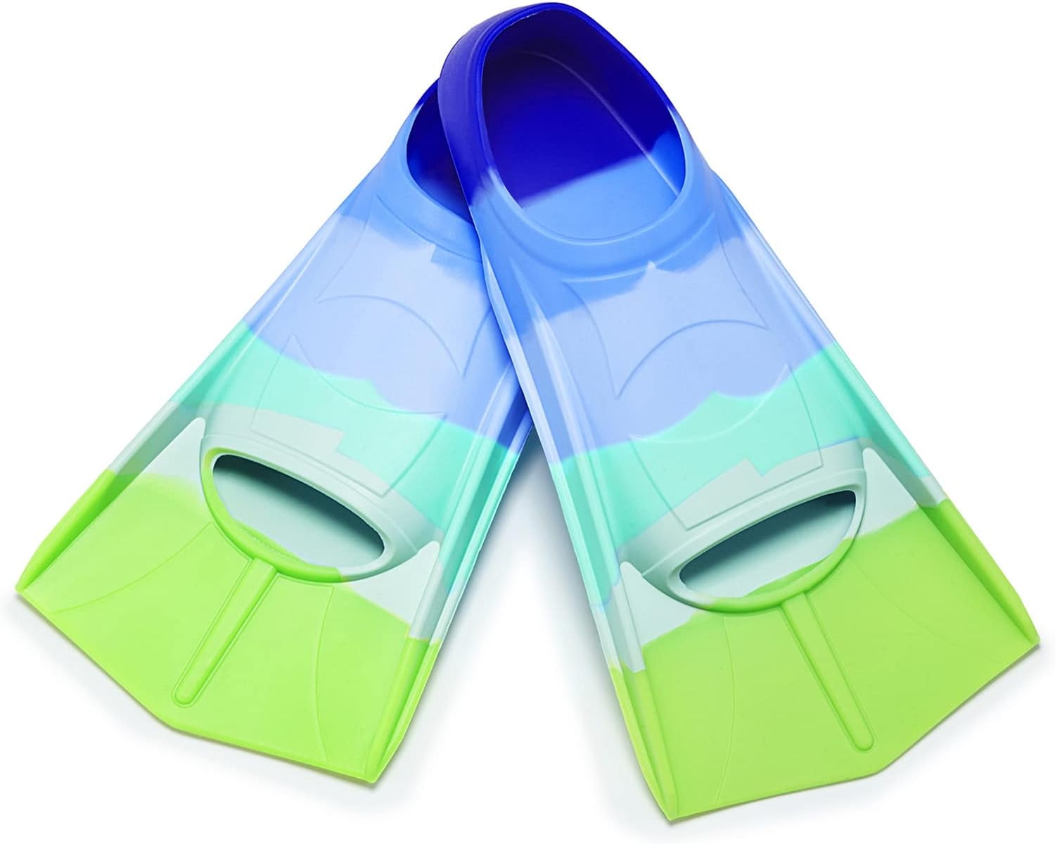 Kids Swim Fins,Short Youth Fins Swimming Flippers,Swim Training Fins ...