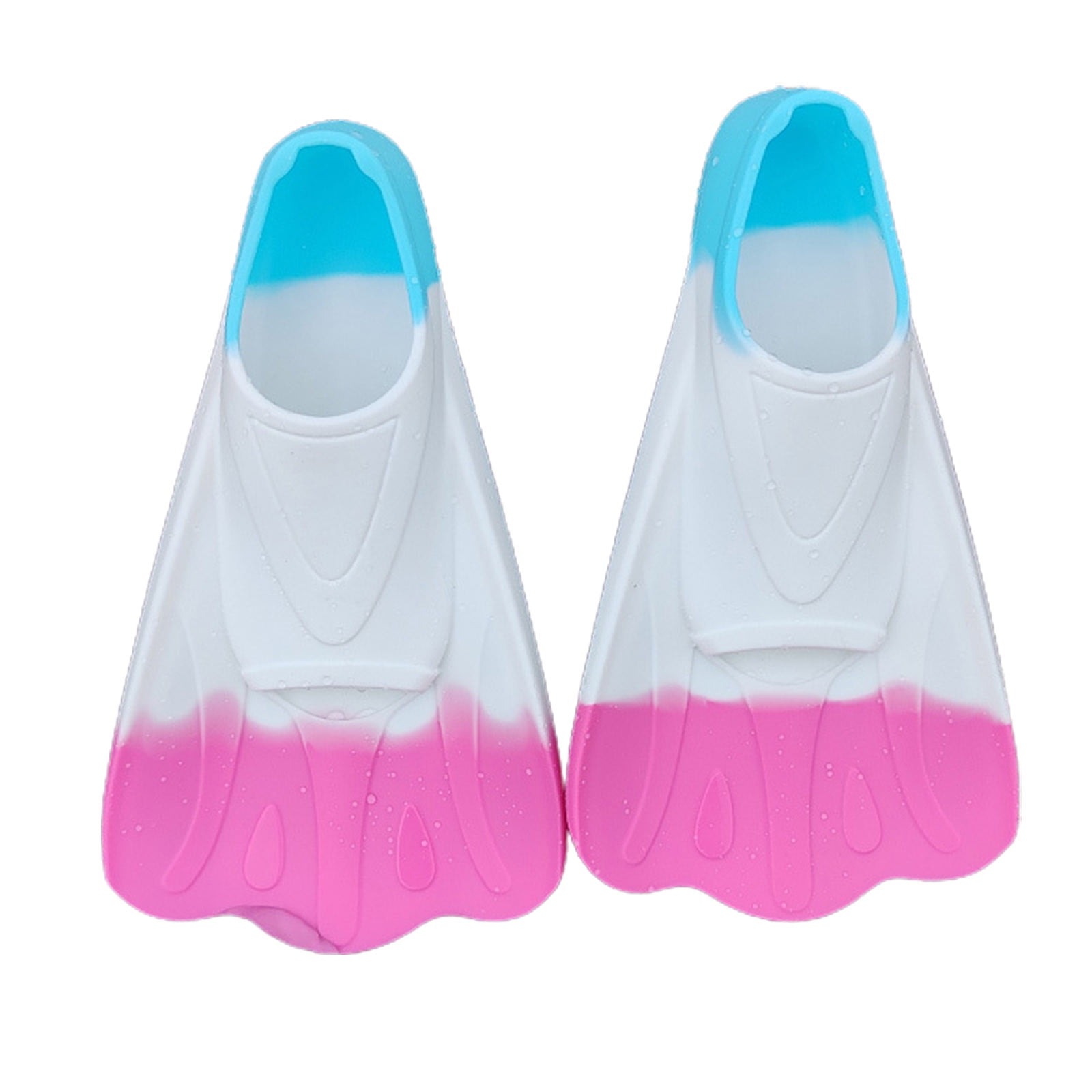 Kids Swim Fins,Short Youth Flippers Swimming Training Fins for Lap ...
