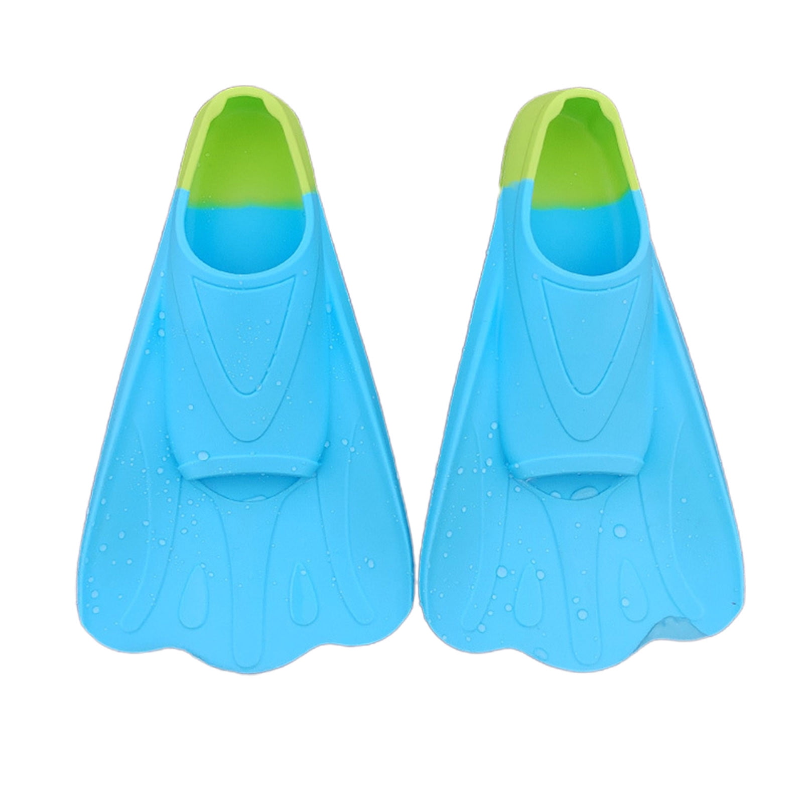Kids Swim Fins,Short Youth Flippers Swimming Training Fins for Lap ...