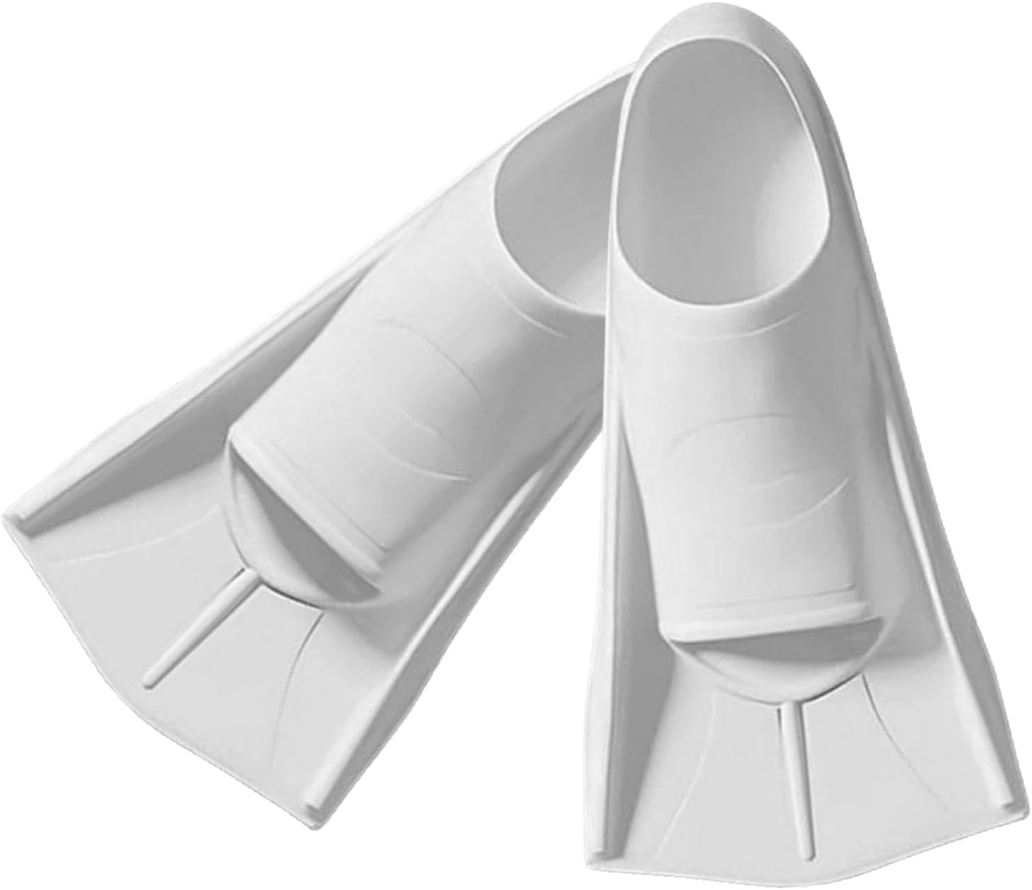 Kids Swim Fins, Silicone Short Youth Fins Swimming Flippers for Lap ...