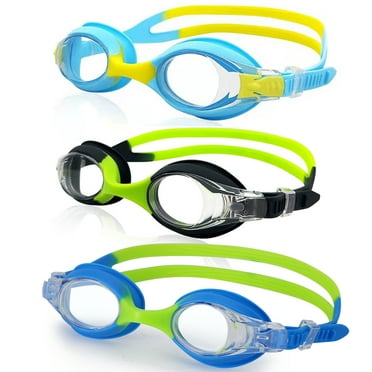Kids Swim Goggles, Goggles for Swimming Kids (Age 3-14 ) Anti Fog No ...