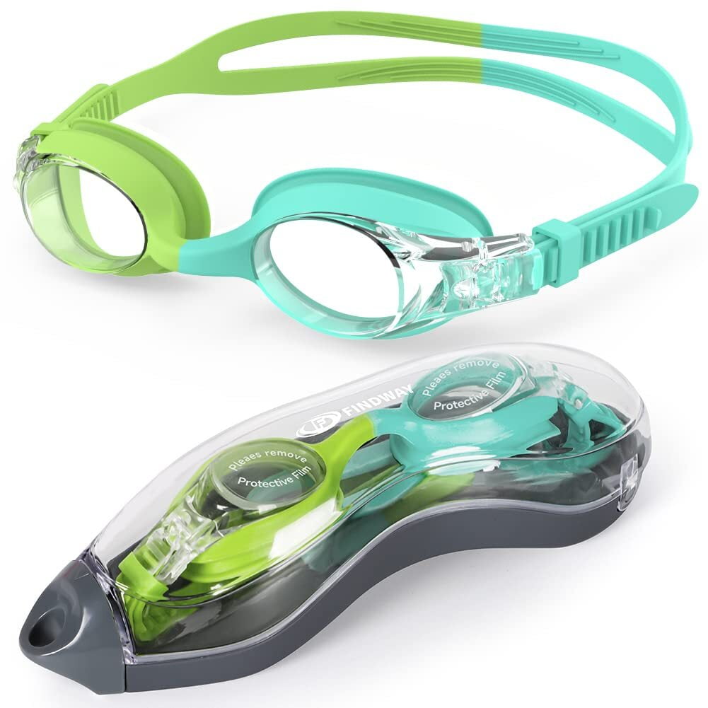Kids Swim Goggles, Goggles for Swimming Kids (Age 3-14 ) Anti Fog No ...