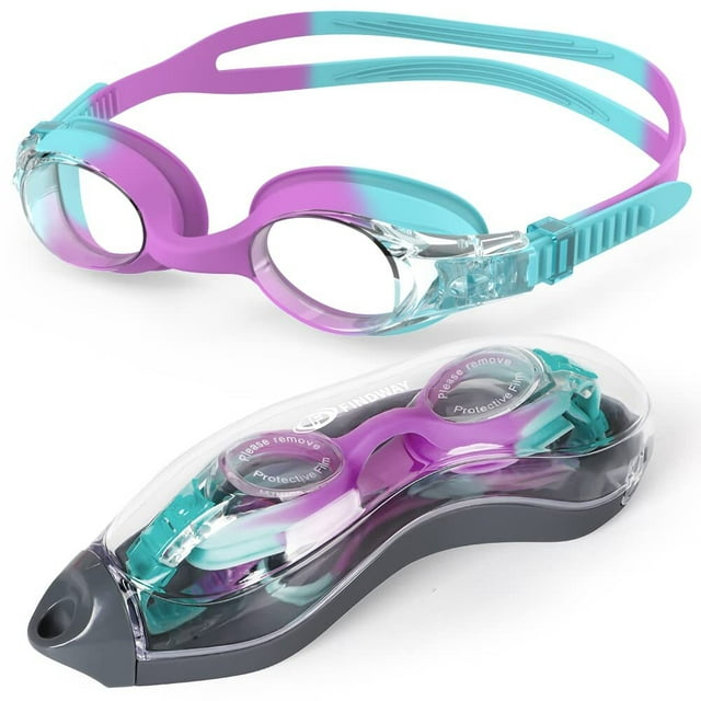 Kids Swim Goggles, Goggles for Swimming Kids (Age 3-14 ) Anti Fog No ...