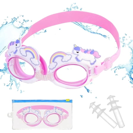 Intex Kid's Swim Goggles Polycarbonate UV Protection Anti-Fog Ages 3-8 ...