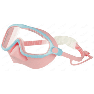 Swim Goggles with Nose Cover, 2 Pack Wide View Diving Mask Anti-Fog UV ...